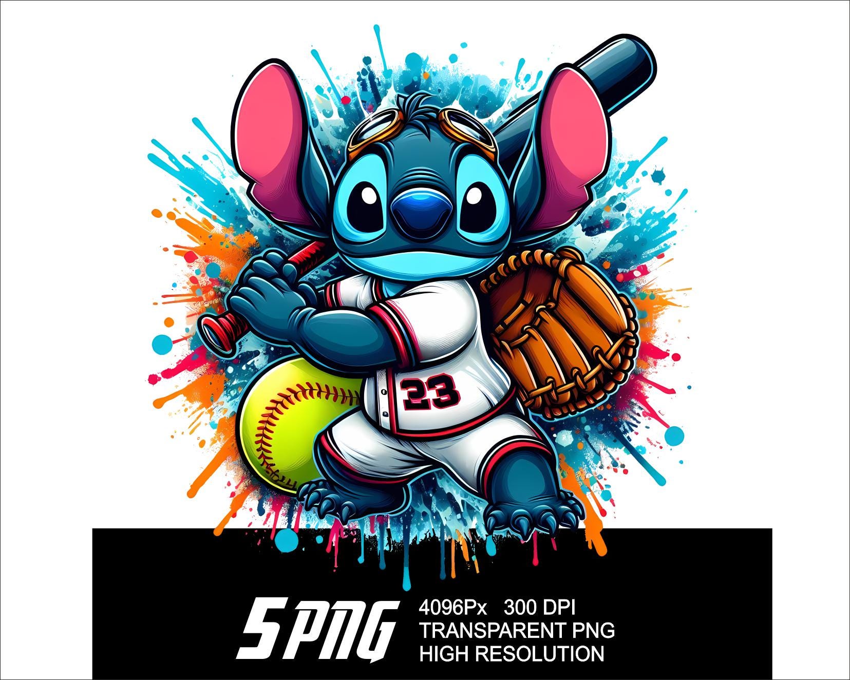 5 PNG Stitch Softball Design Splash Softball Stitch Png High Resolution ...