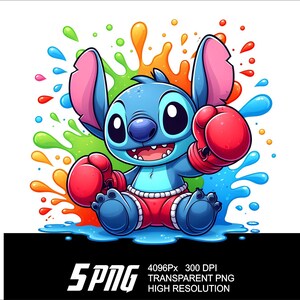 5 PNG Baby Stitch Boxing Design Splash Us Boxer Stitch Png High ...