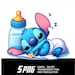 5 PNG Stitch Baby Sleep Design Stitch Sleep High Resolution 4096px ...