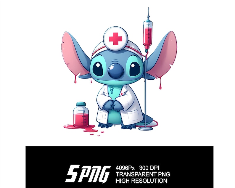 5 PNG Stitch Doctor Design Stitch Png Hohe Auflösung 4096px Designs ...
