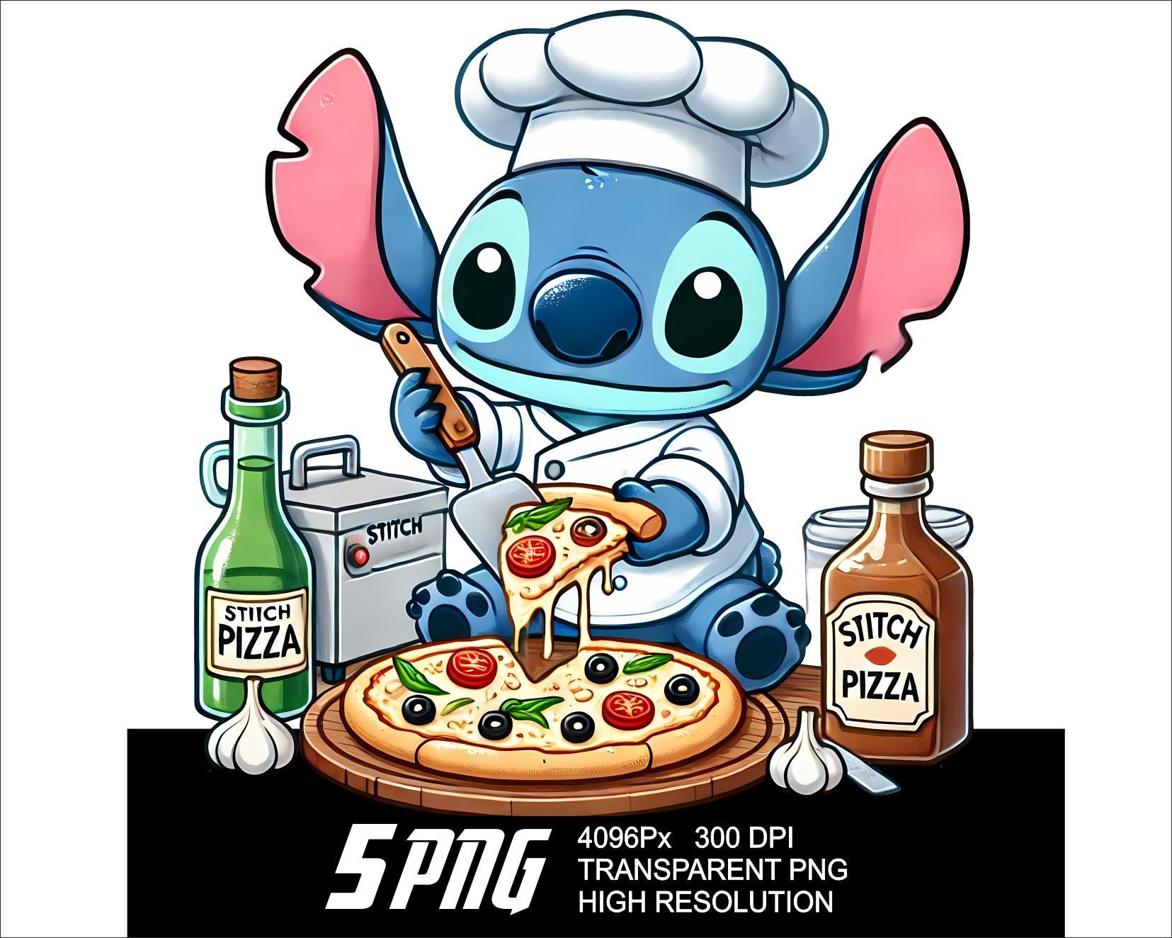 5 PNG Stitch Pizza Chef Design Pizza Stitch Chef Png High Resolution ...