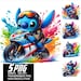 5 PNG Stitch Motorcycle Racer Design Racer Stitch Png High Resolution ...