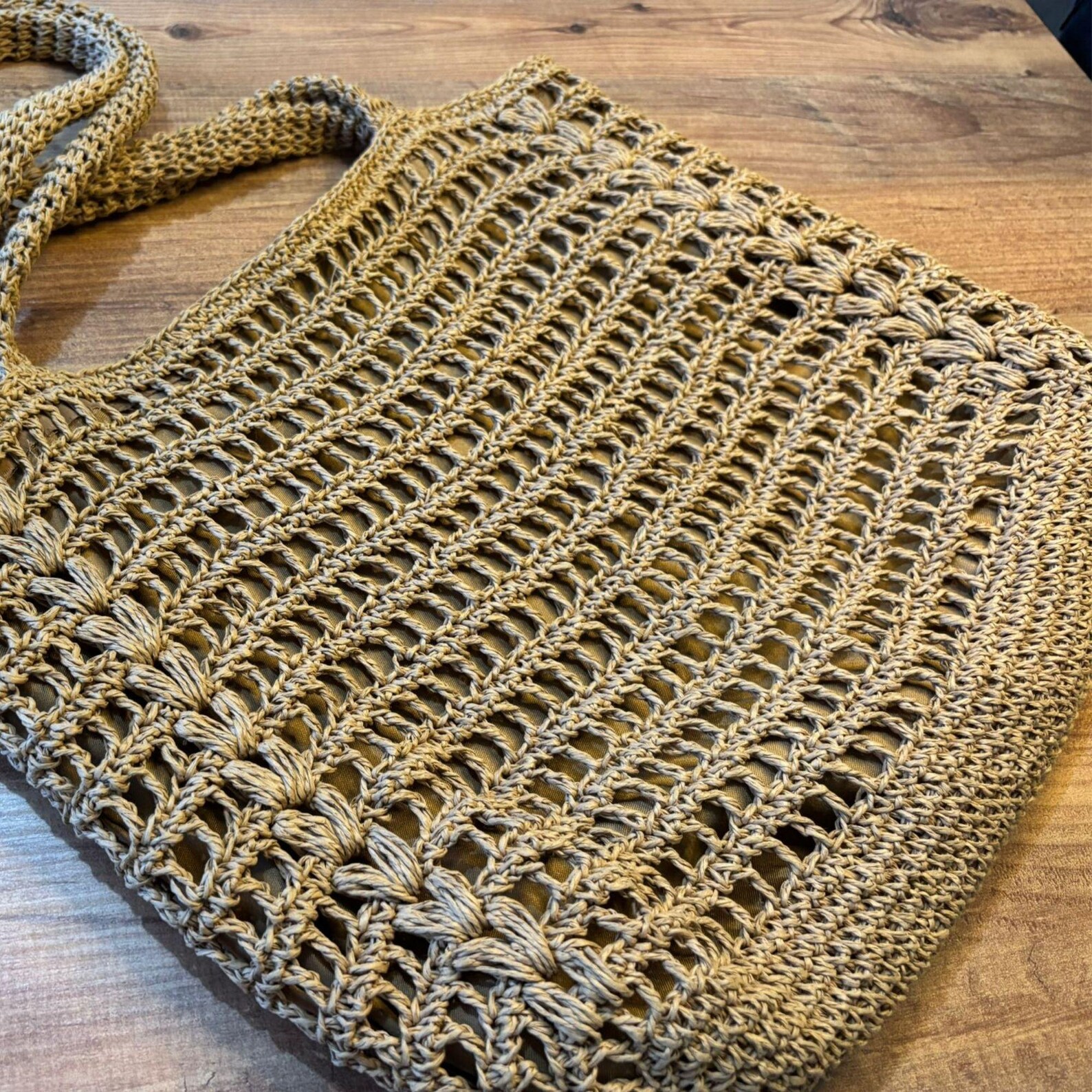 Detailed Crochet Bag Pattern PDF - Raffia Tote Bag, Beach Bag ...