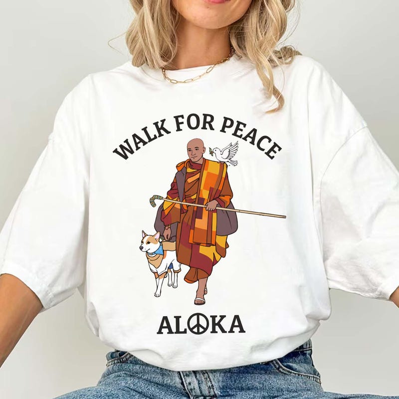 Walking Monks Shirt - Etsy UK