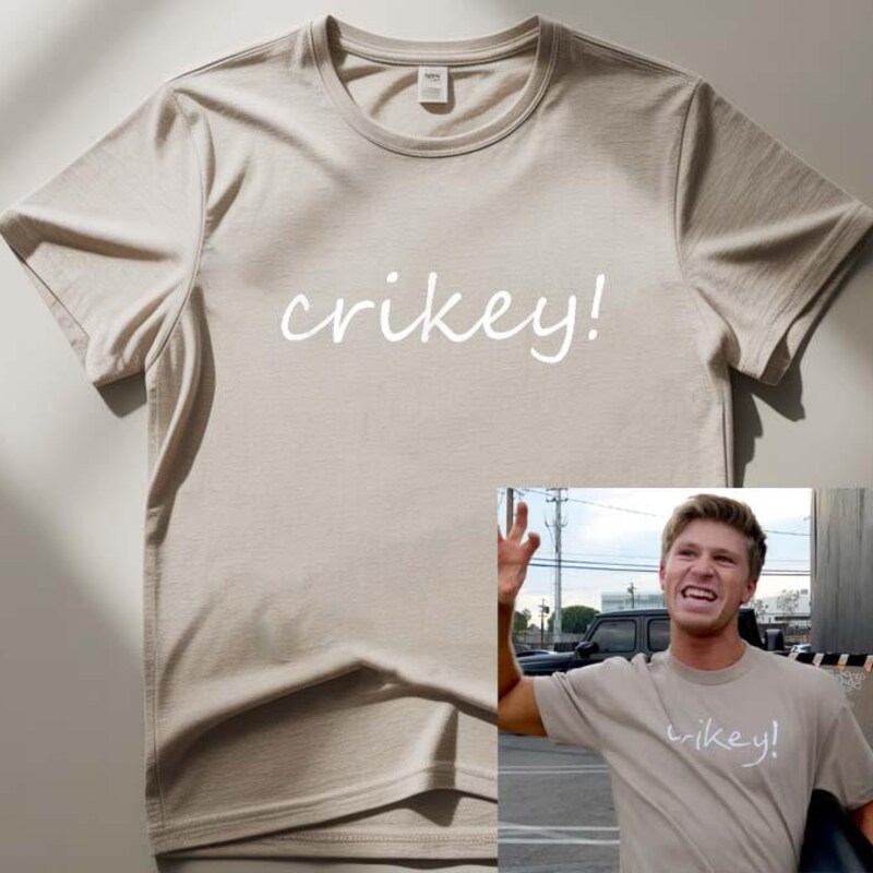 Robert Irwin Crikey Shirt - Etsy