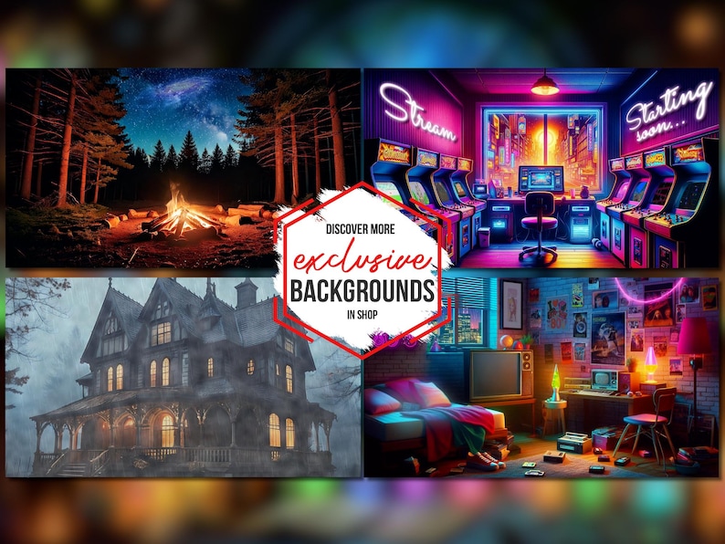 Post-apocalyptic Animated Background | Apocalyptic Room Lightning ...