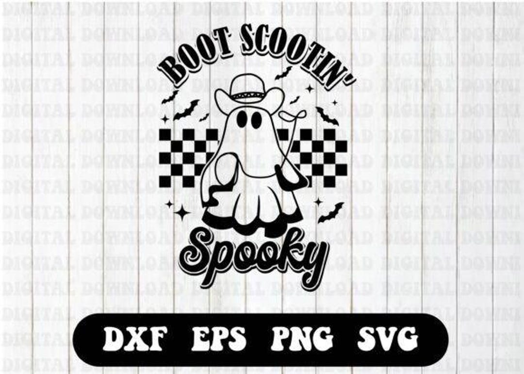 Boot Scootin' SVG, Halloween Svg, Western Halloween, Cowboy SVG, Spooky ...