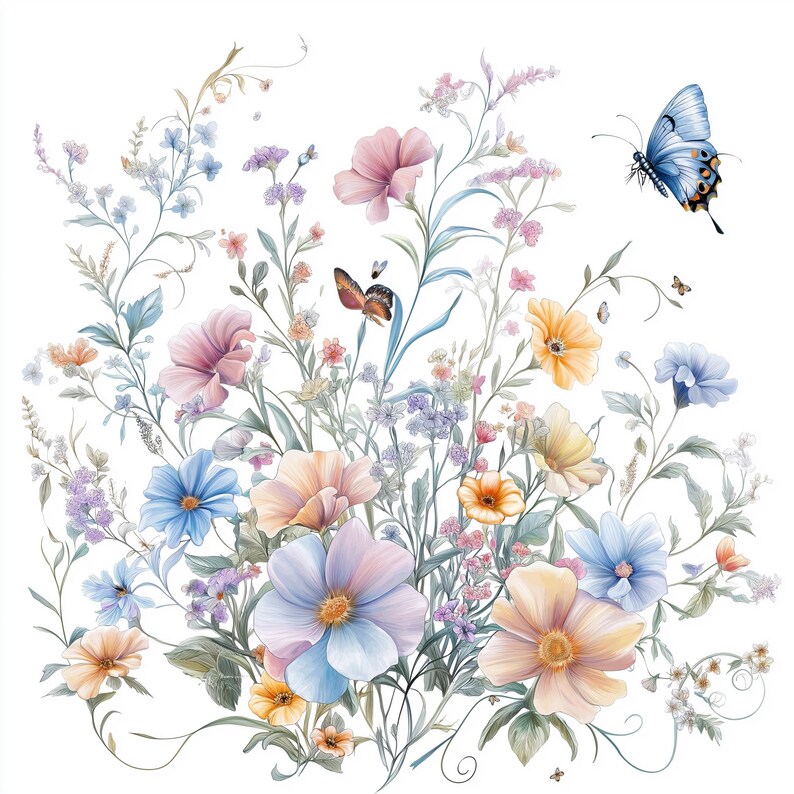 Beautiful Floral Design – Digital Download - Etsy