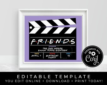 Custom Friends Printable | Etsy