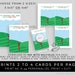 CUSTOMIZABLE Golf Cookie Cards, Personalized Printable Father's Day ...