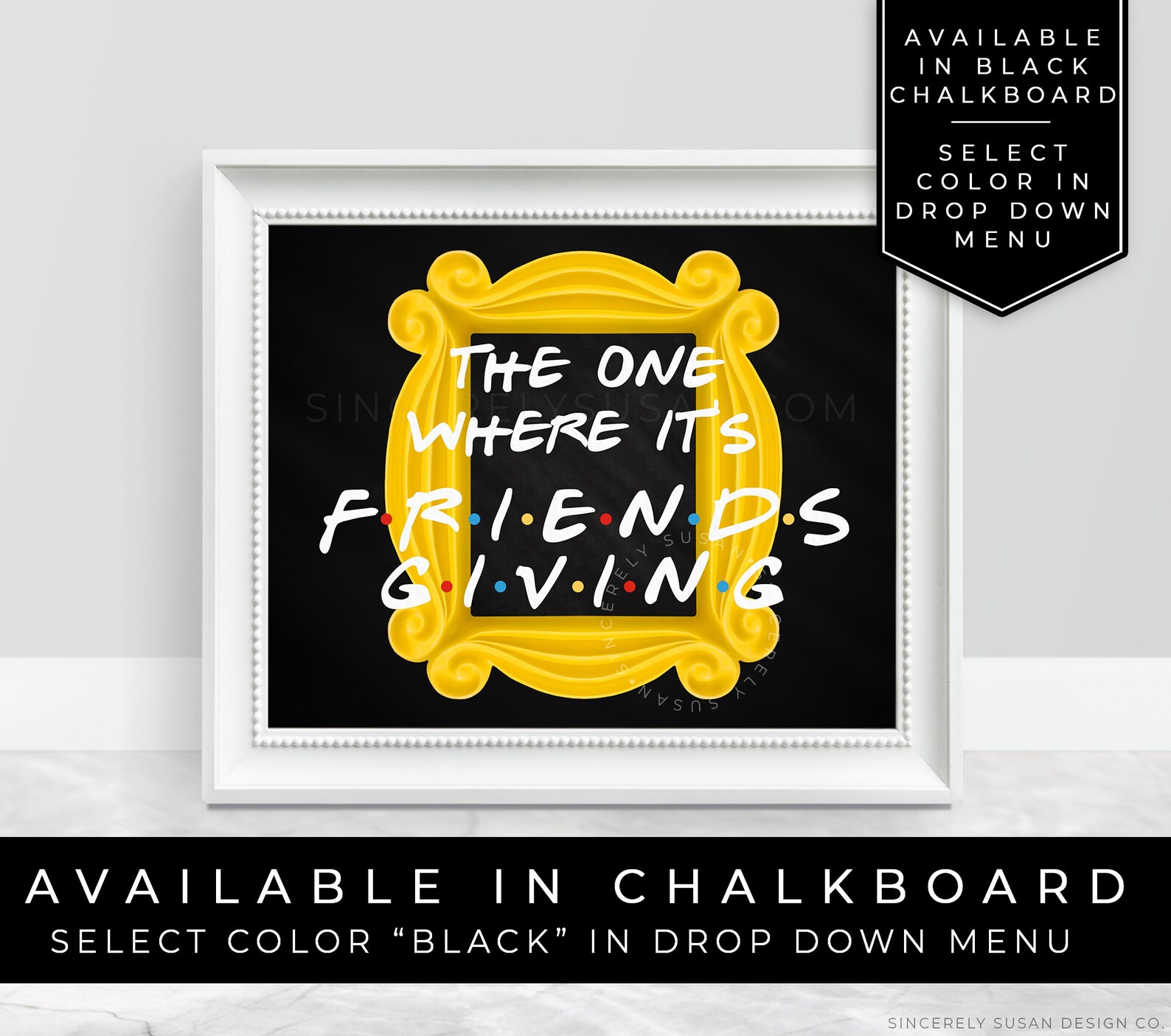 Friends Friendsgiving Sign Printable Friends Thanksgiving - Etsy