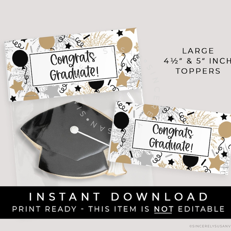 Graduation Cookie Bags - Etsy