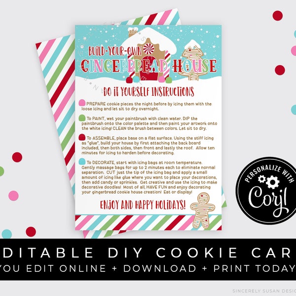 Gingerbread House Kit - Etsy