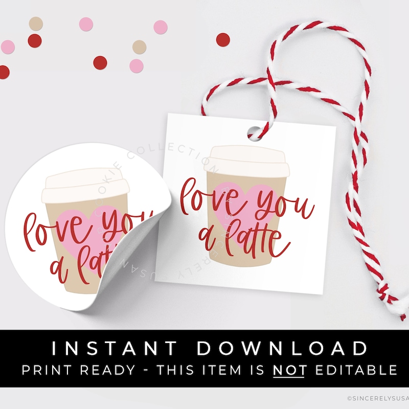 I Love You a Latte - Etsy