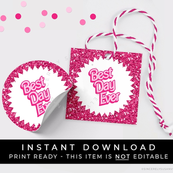 Best Day Ever Tag - Etsy