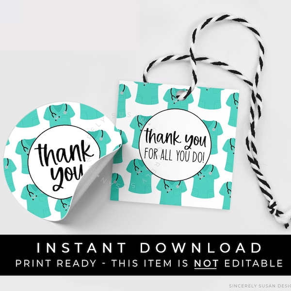 Medical Thank You Cookies - Etsy