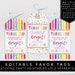 Rainbow Sprinkles Birthday Banner Printable, Rainbow Confetti Glitter ...