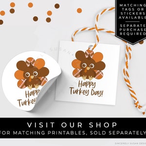 Instant Download Thank You for Your Order Customer Name Card Tag ...