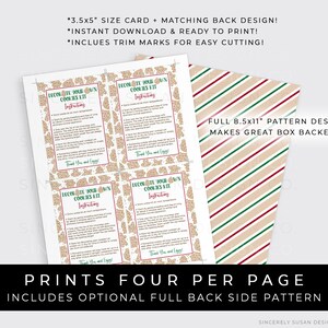 Instant Download Christmas Decorate Your Own Cookie Kit, Holiday DIY ...