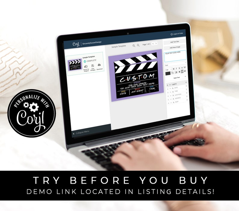 Friends TV Show Party Sign, Episode the One With the Hollywood Director ...