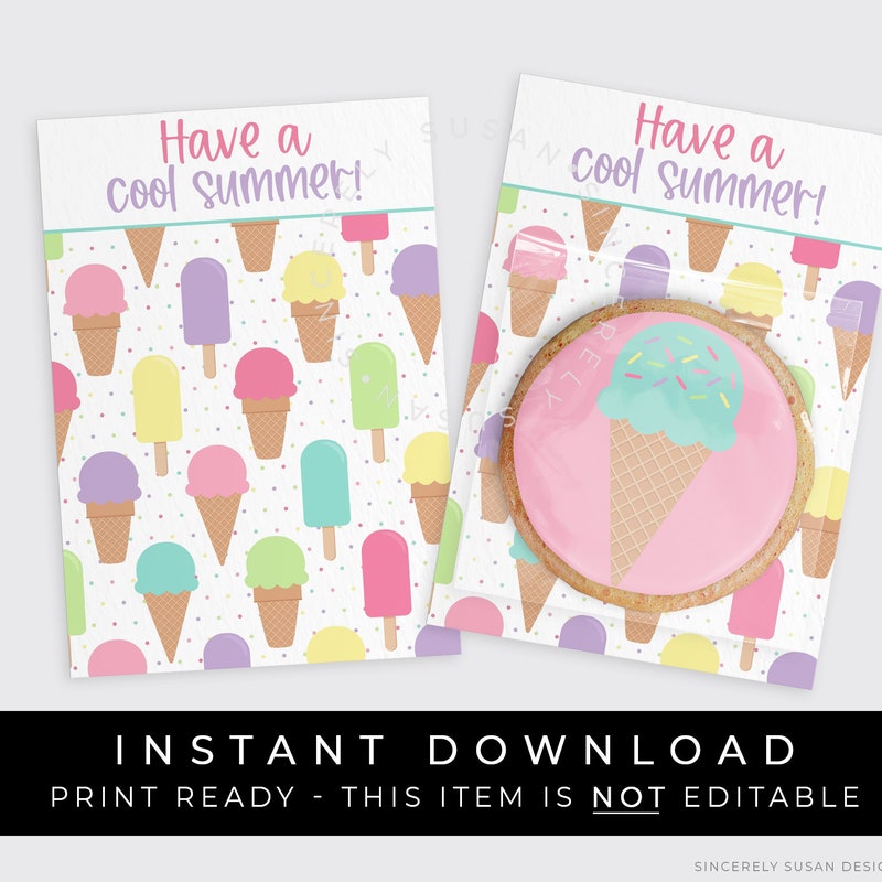 Summer Cookies - Etsy