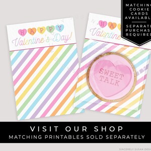 CUSTOMIZABLE Valentine Candy Hearts Tag, Create Your Own Conversation ...