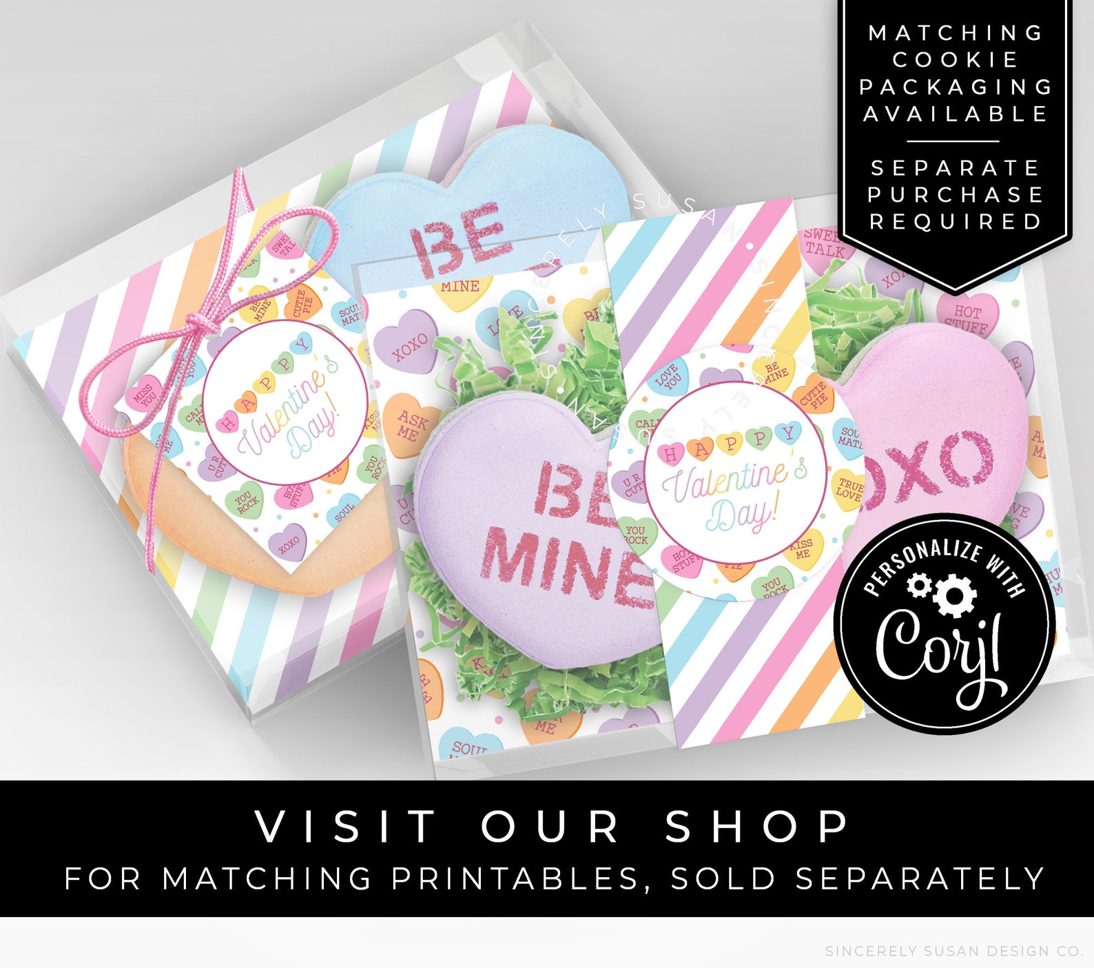 Instant Download Valentine's Day Create Your Own Candy - Etsy