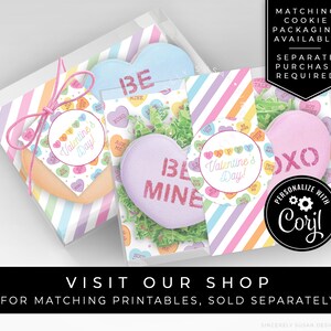 Instant Download Valentine's Day Create Your Own Candy Heart Tag ...