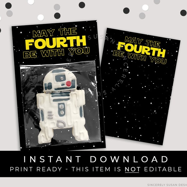 May the Fourth Be With You Birthday Invitation - Etsy