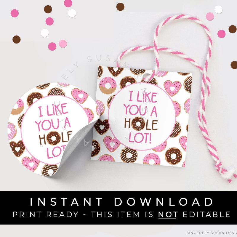 Donut Tag - Etsy