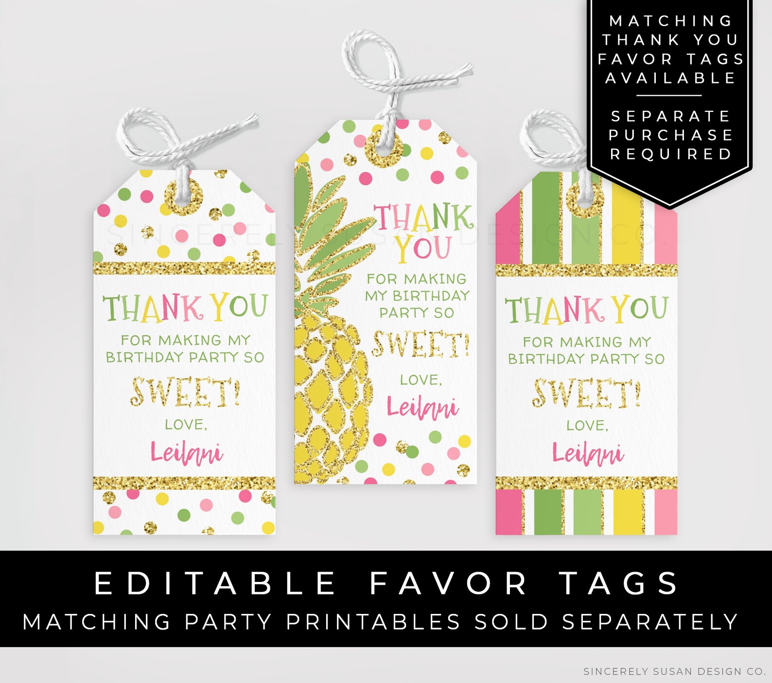 Pineapple Food Tent Cards Printable Luau Birthday Party Hawaiian Buffet ...