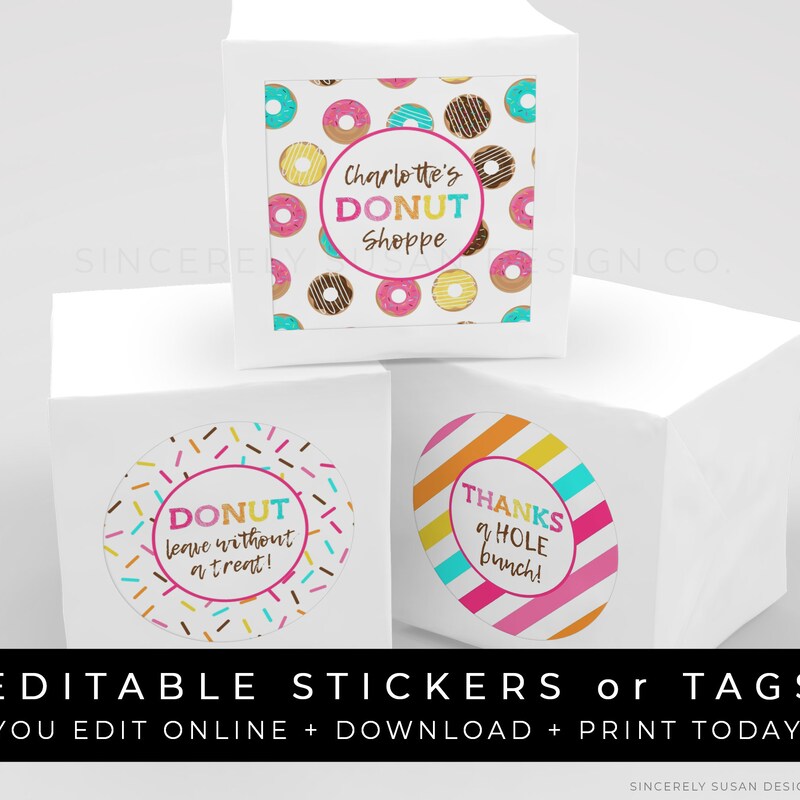 Donut Sticker - Etsy