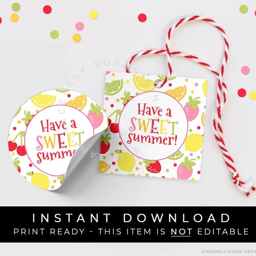 Instant Download Popsicle Tag Have a Cool Summer Printable - Etsy