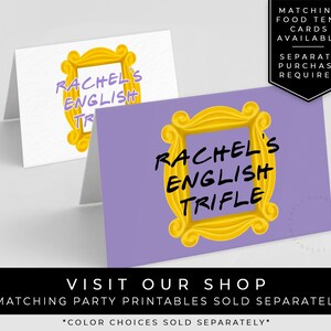 Friends Party Name Tag Sticker Favor Hello My Name is Funny Friends TV ...