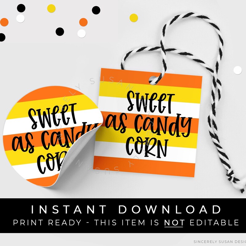Candy Corn Printable - Etsy