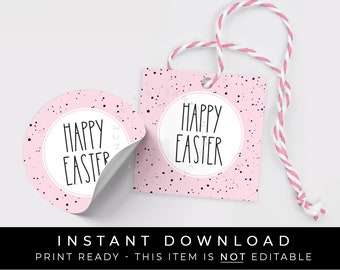 Easter Egg Gift Tag | Etsy