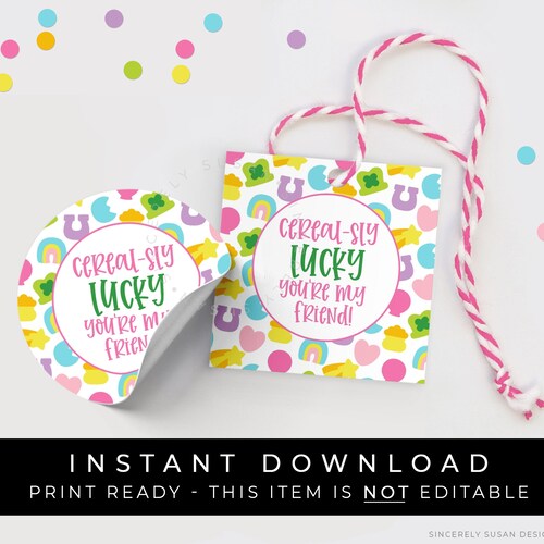 You're My Lucky Charm SVG Cereal-sly Lucky Saint - Etsy