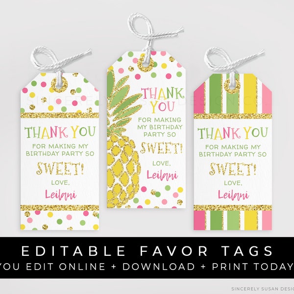 Pineapple Birthday - Etsy