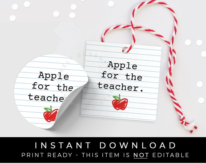 Personalized Apple Sign, Teacher Gift, Teacher Appreciation, Custom ...