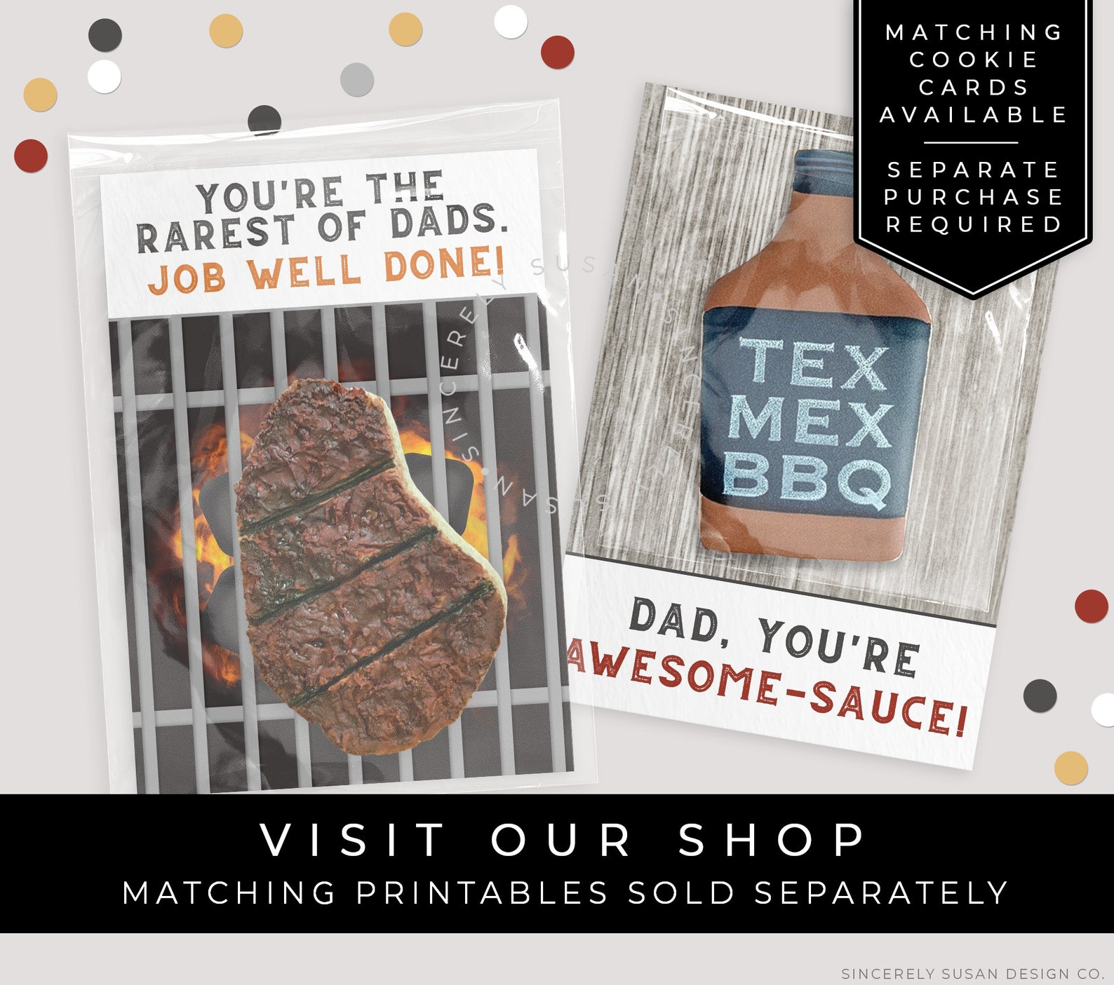 CUSTOMIZABLE Grilling Father's Day Tag BBQ Grill Master - Etsy