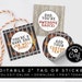 CUSTOMIZABLE Grilling Father's Day Tag, BBQ Grill Master Dad Mini ...