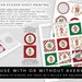 Instant Download Advent Cookie Calendar Tags Numbers, Christmas ...