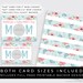 Instant Download Floral Happy Mother's Day MOM Cookie Card Printable ...