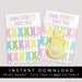Instant Download Some Bunny Loves You Easter Mini Cookie Cards ...