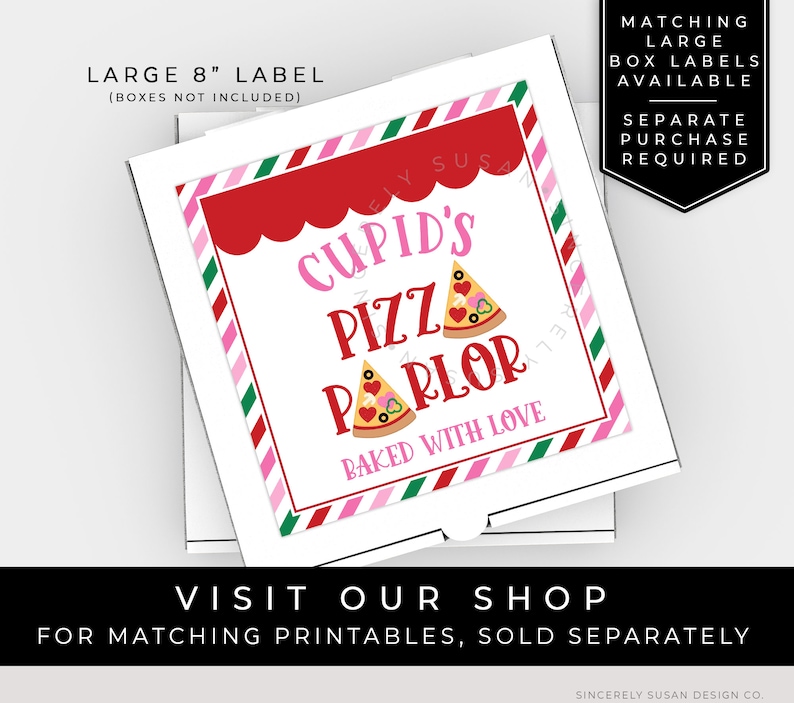 CUSTOMIZABLE Valentine Pizza DIY Cookie Kit Instructions - Etsy