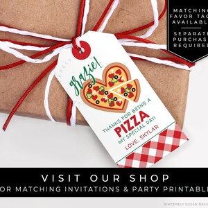 Pizza Water Bottle Labels Valentine's Day Pizza My Heart Personalized ...