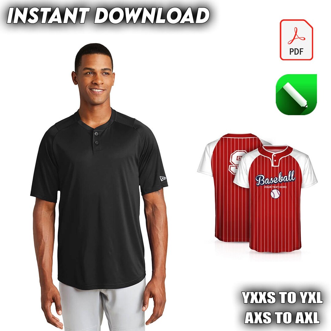 2 Button Jersey Sewing Pdf Pattern,pdf Sewing Pattern,digital Pattern 2 ...