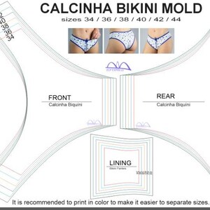 Bikini Bottom Sewing Pdf Pattern,pdf Sewing Pattern,digital Pattern ...