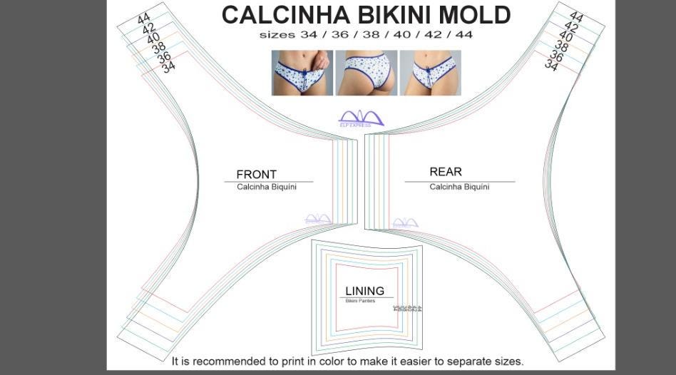 Bikini Bottom Sewing Pdf Pattern,pdf Sewing Pattern,digital Pattern ...