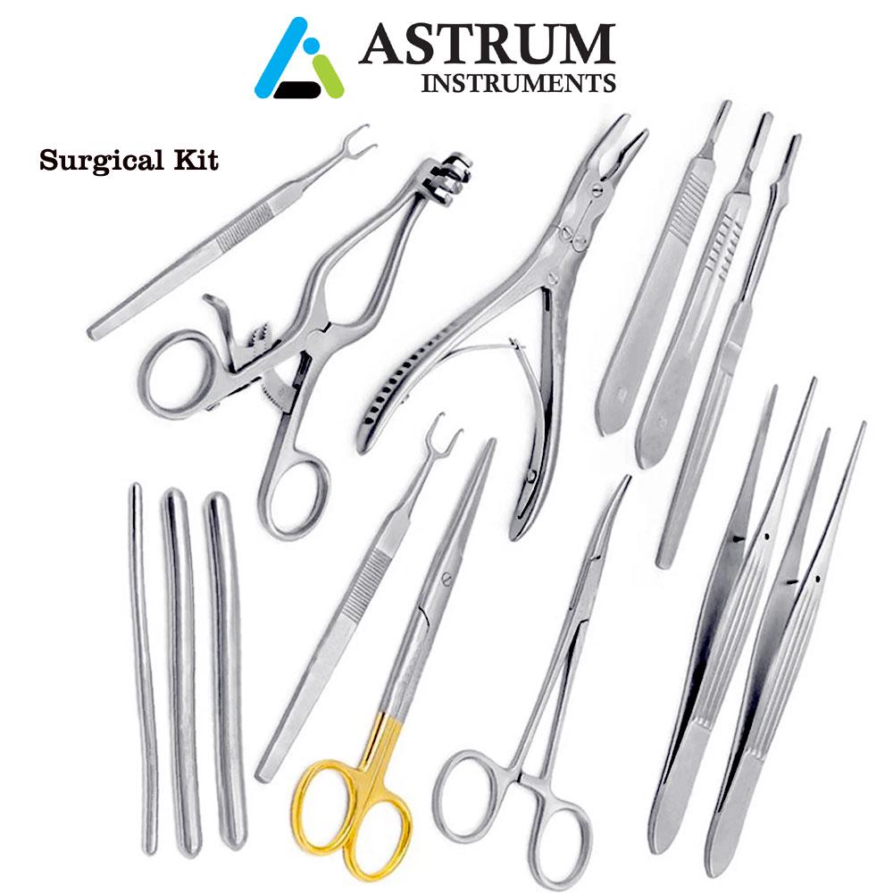 Surgical Kit Medical Instruments Set of 14pcs for Ruskin Bone Rongeurs ...